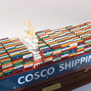 COSCO SHIPPING Container Ship Model 72cm - Personalization Your Name - Etsy