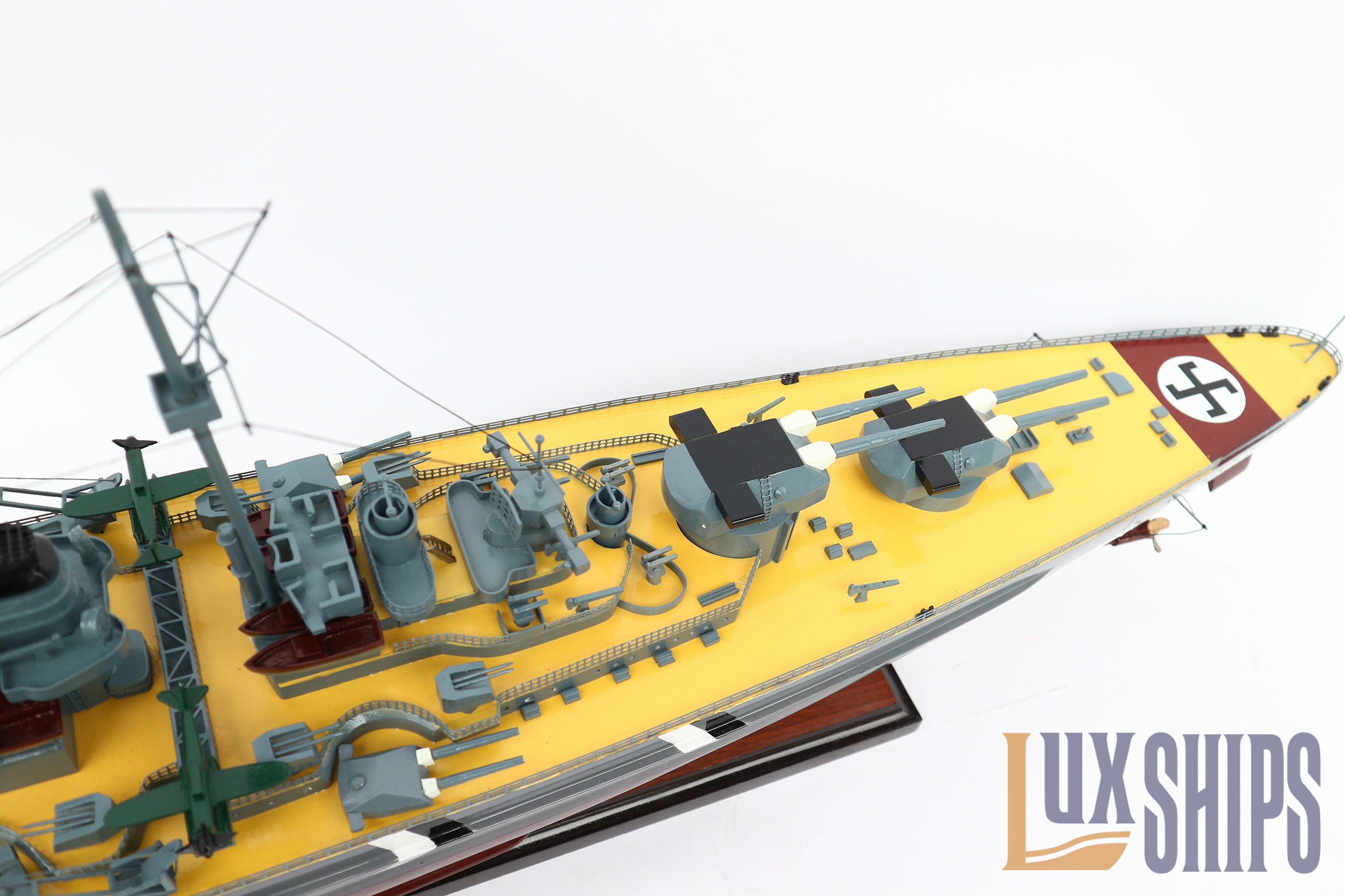 Bismarck Ship Model Bismarck Wooden Ship Model - Etsy