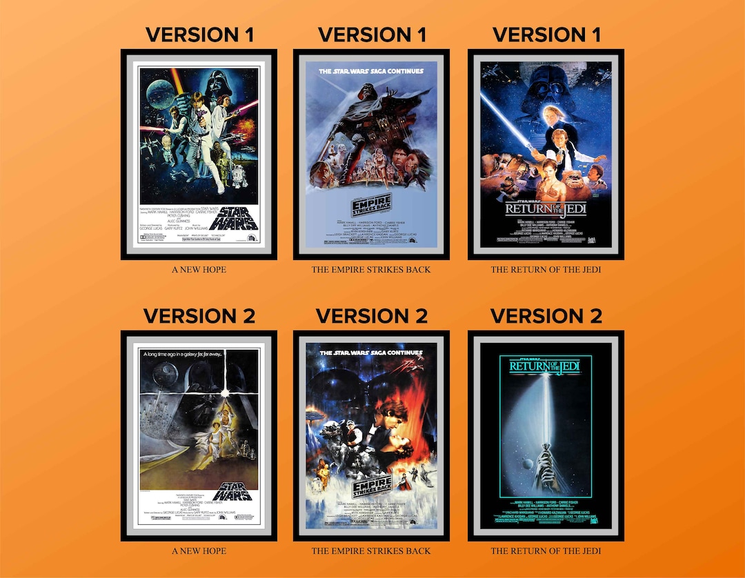 Star Wars Posters Original Trilogy Movie Posters 1977 - Star Wars Movie ...