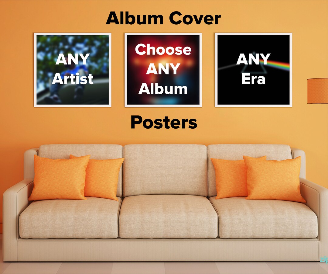 Album Cover Posters - Choose Your Favourite Album Cover - Custom Square ...