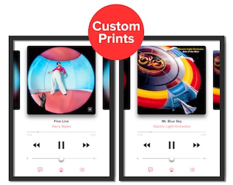Custom Spotify Poster | Etsy UK
