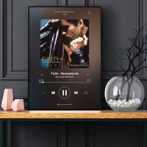 Music Posters - Choose Your Favourite Song Album Poster - Custom Music ...
