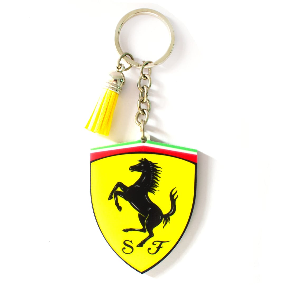 Ferrari Keychain Double Side Printed Ferrari Keychain - Etsy