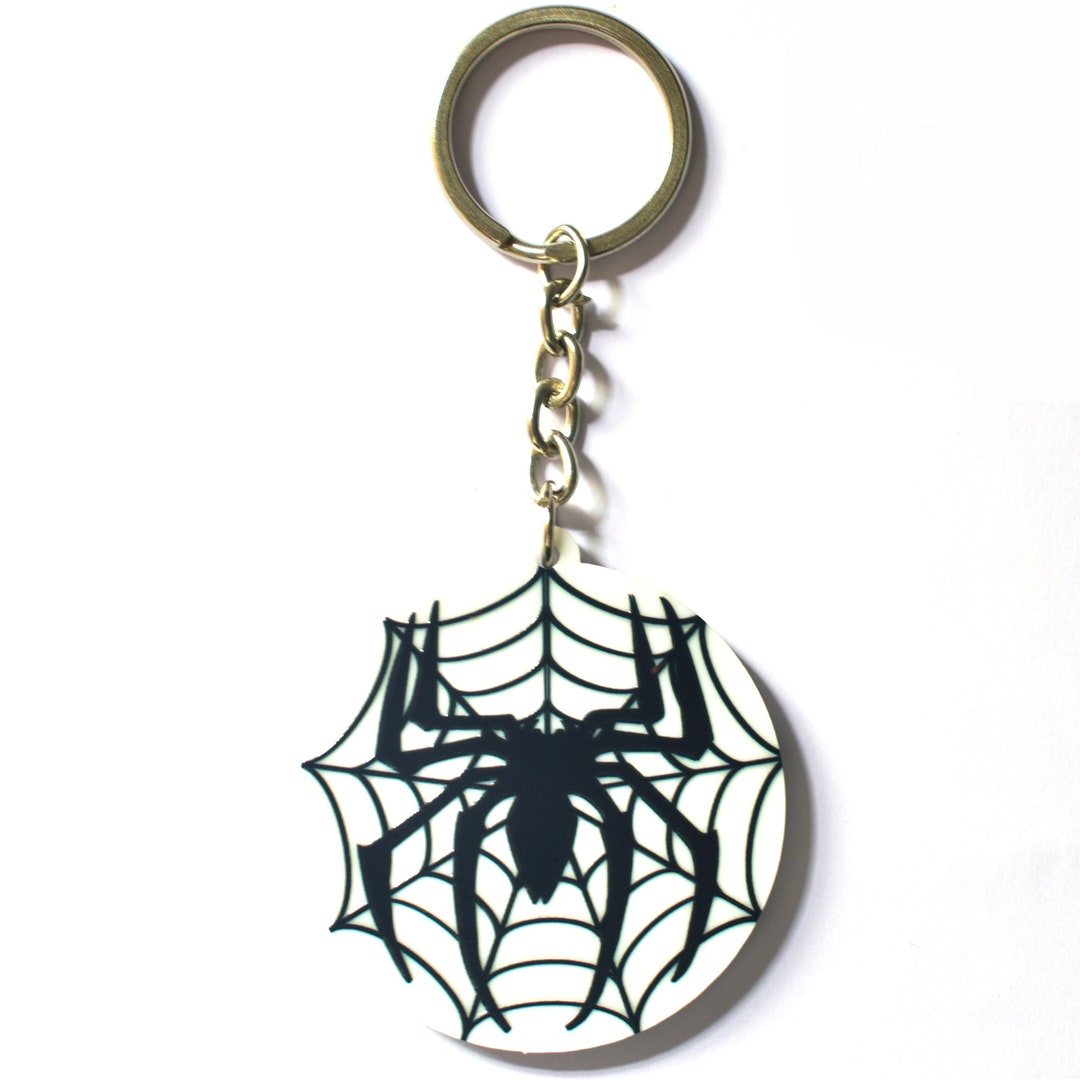 Beautiful Spider-man Keychain With 3D Embossed Glossy Print - Etsy