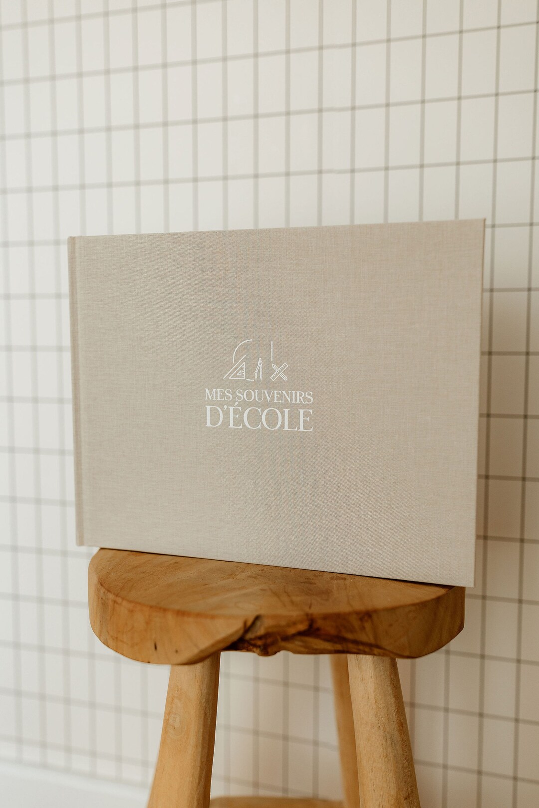 Linen School Memories Book, Class Photo Book, Class Book - Etsy