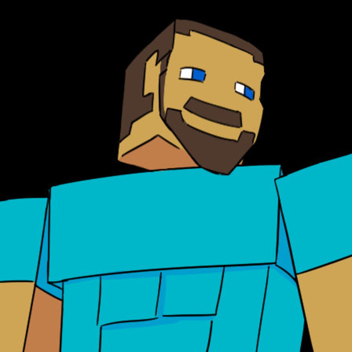 Giga Chad Steve from Minecraft Emote for Twitch & Discord | Etsy