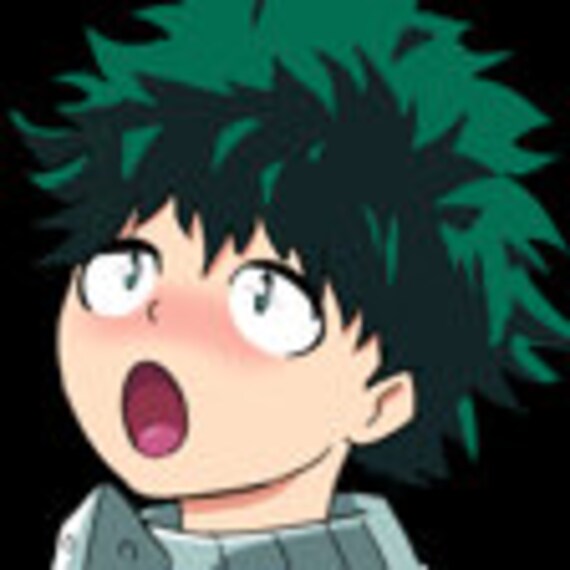 Midoriya Izuku a.k.a. DEKU Kreygasm Emote for Twitch & Discord | Etsy