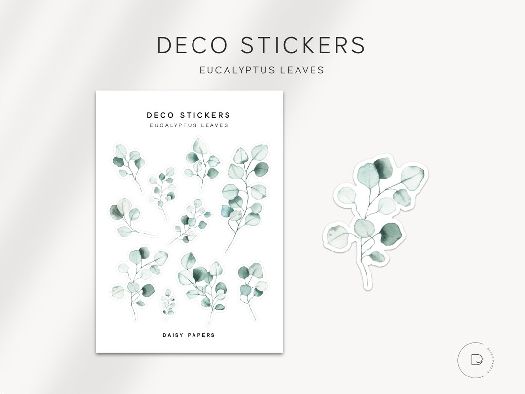 EUCALYPTUS LEAVES - Deco Stickers | Decorative Plant Stickers | Minimal ...