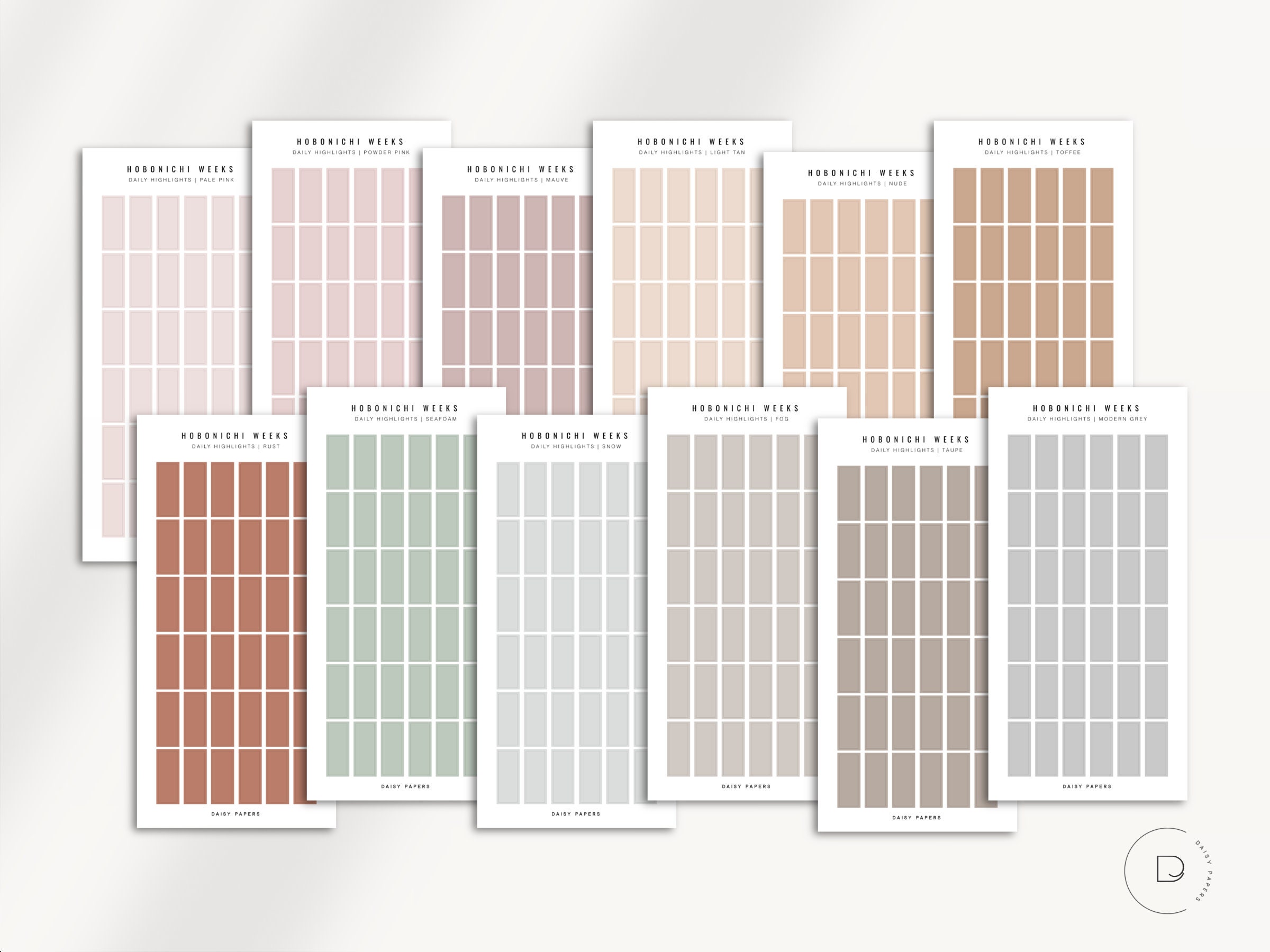 DAILY HIGHLIGHTS - Hobonichi Weeks Stickers | Transparent Functional ...