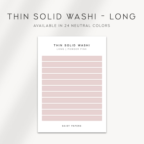 Solid Color Strips - Etsy