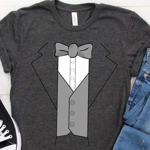Fake Tuxedo Shirt - Etsy