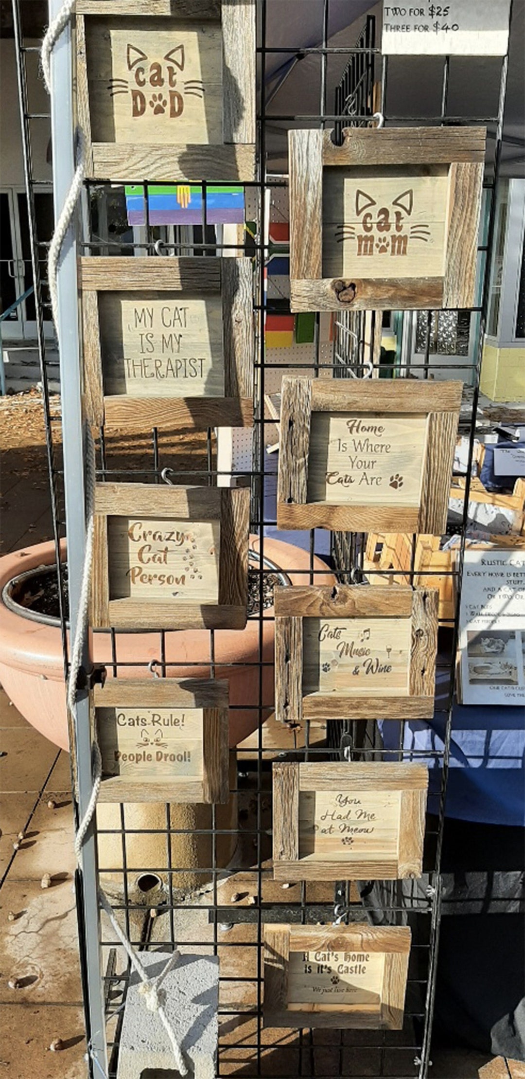 Rustic Wooden Cat Wall Sign Pallet Wood Cat Wall Décor - Etsy