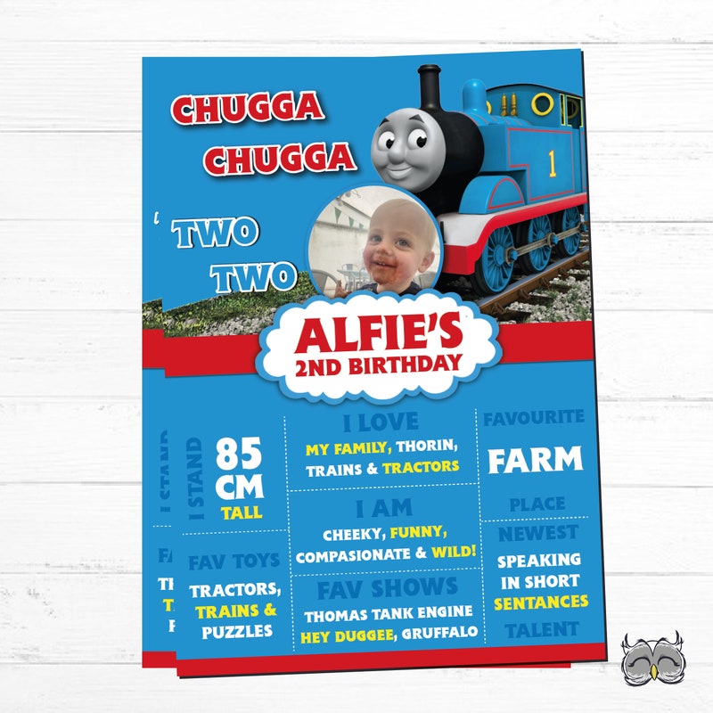 Thomas the Tank Engine Poster - Etsy
