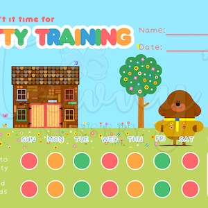 Hey Duggee Potty Training Chart | Downloadable Hey Duggee Chart ...