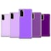 Purple Pastel Phone Case Simple Cover Fit for iPhone 15 Pro Max, 14 ...