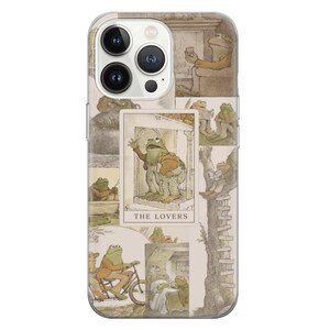 Frog and Toad Phone Case Green Aesthetic Cover Fit for iPhone 15 Pro ...