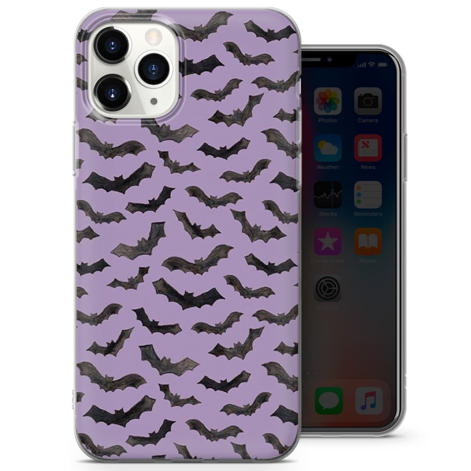 Custodia per telefono autunno autunno Halloween Bat Cover | Etsy