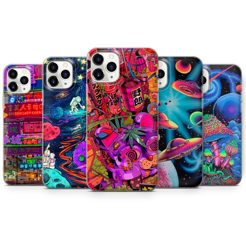 Trippy Psychedelic Phone Case Hippie Cover Fit for Iphone 13 - Etsy