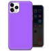 Purple Pastel Phone Case Simple Cover Fit for iPhone 15 Pro Max, 14 ...