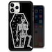 Skeleton Phone Case Black Gothic Cover Fit for iPhone 15 Pro 14 11 12 ...