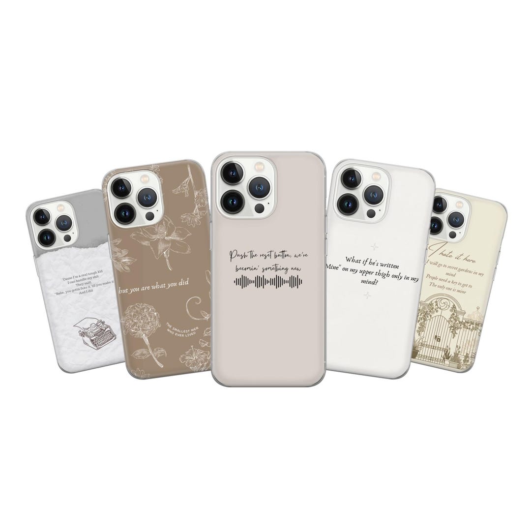 TTPD Song Lyrics Phone Case Taylor Swift Cover for iPhone 17 Pro Max ...