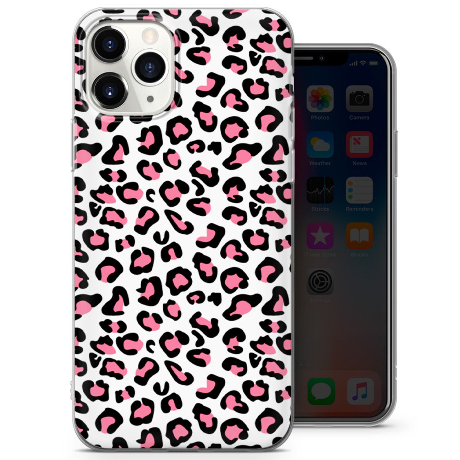 Leopard Print Phone Case Animal Print Cover fit for iPhone 12 | Etsy