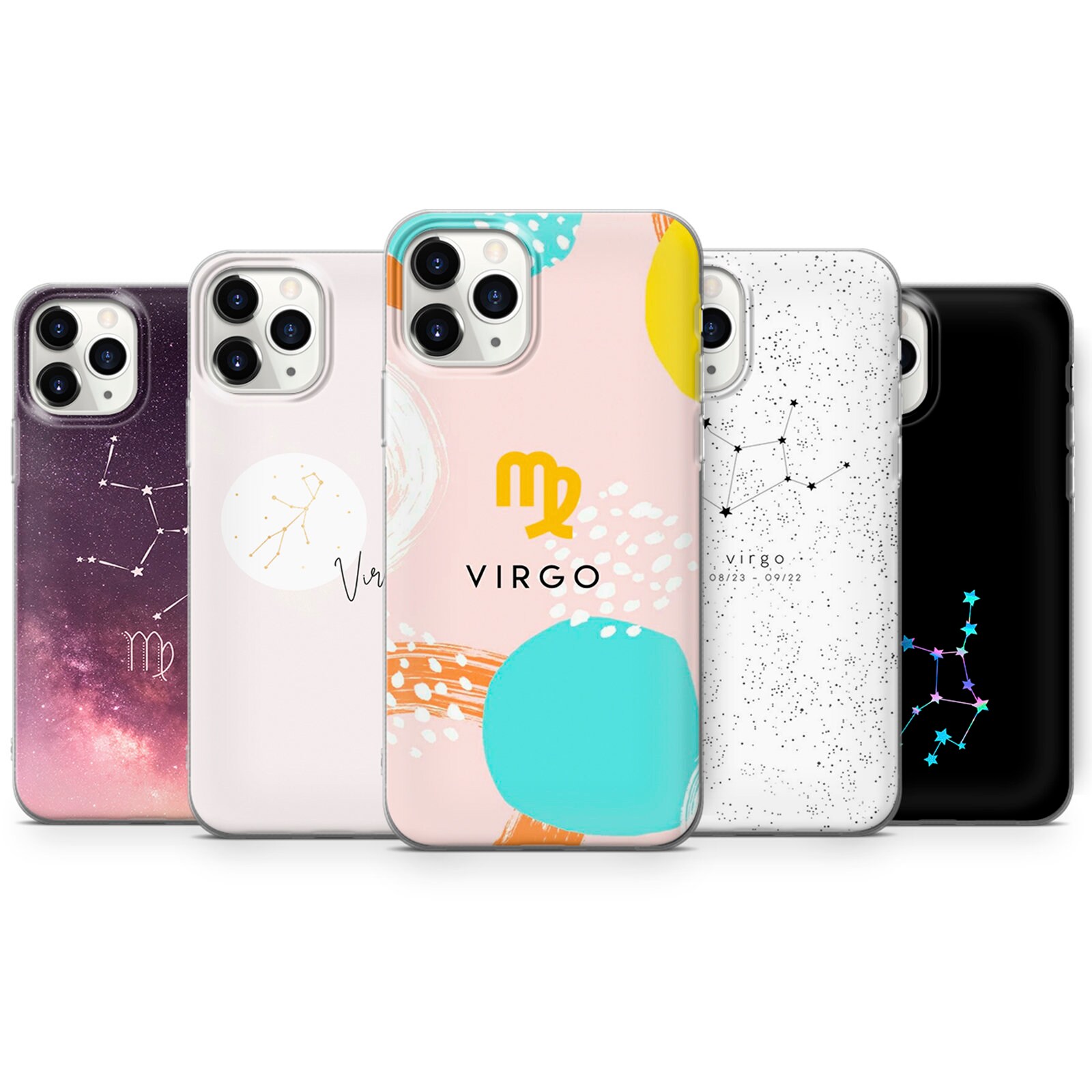 Virgo Phone Case Horoscope Cover for iPhone 17 Pro Max, 16e, 15, 14, 12 ...