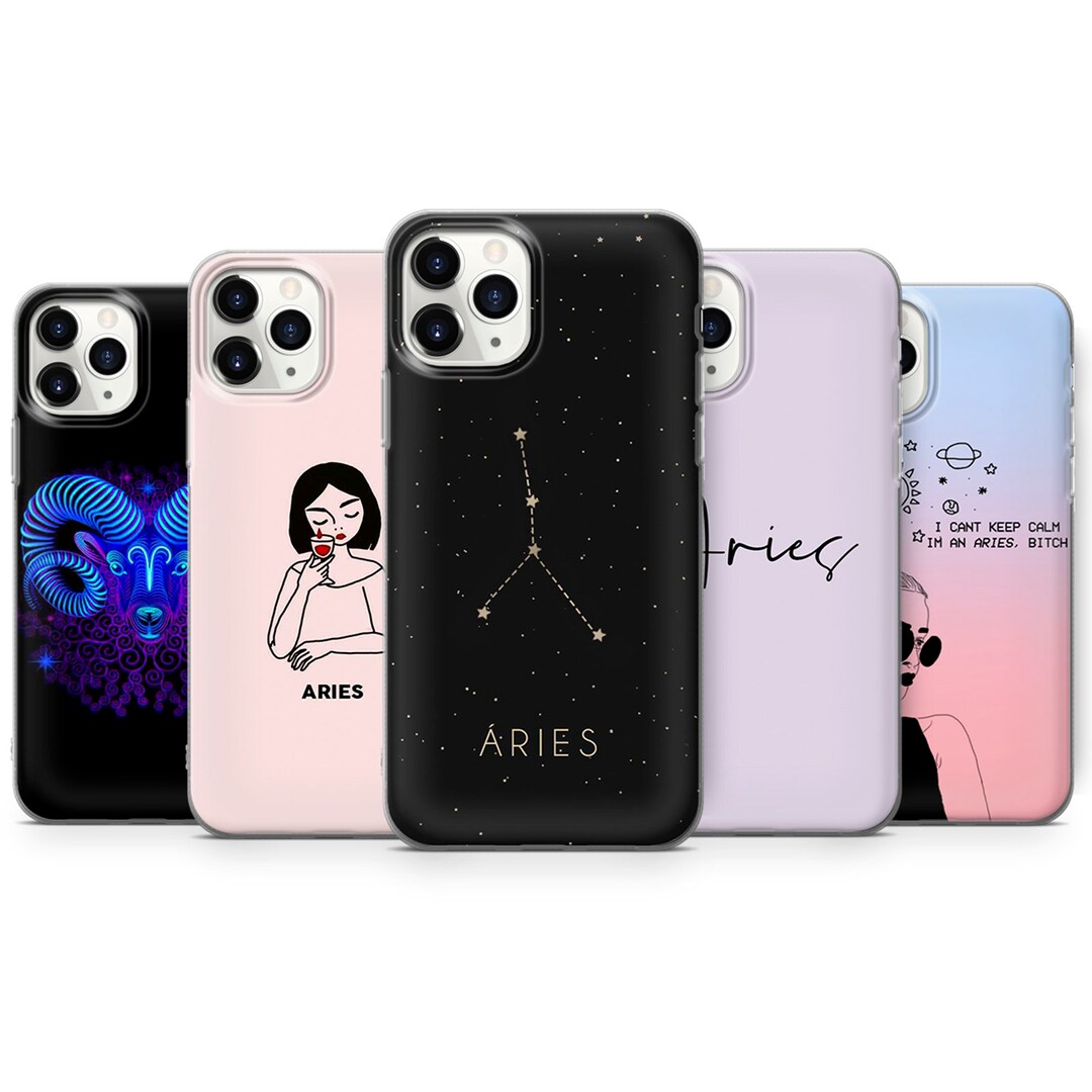 Aries Phone Case Horoscope Cover Fit for Iphone 12 7 X XR - Etsy