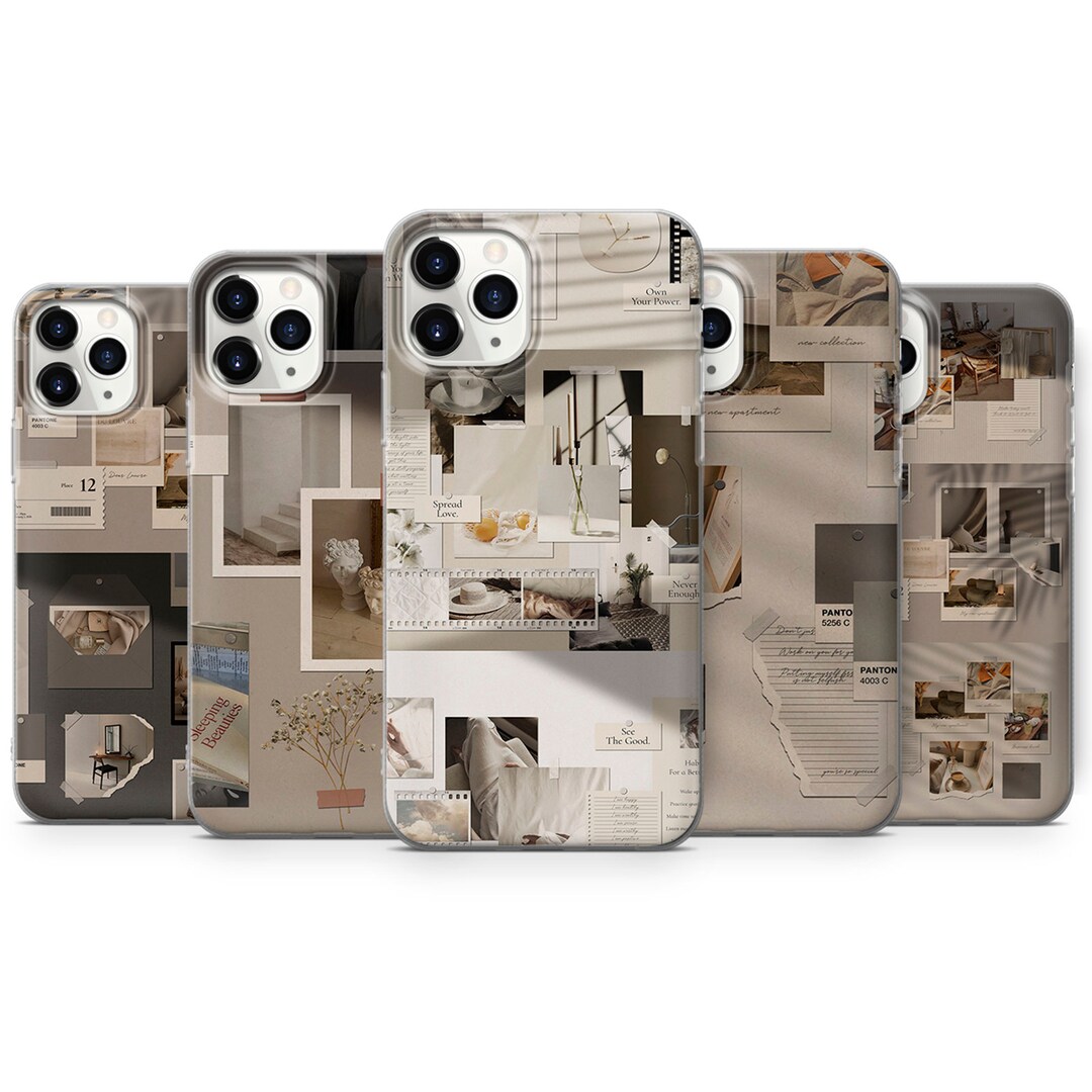 Aesthetic Collage Phone Case Abstract Art Cover for iPhone 17 Pro Max ...