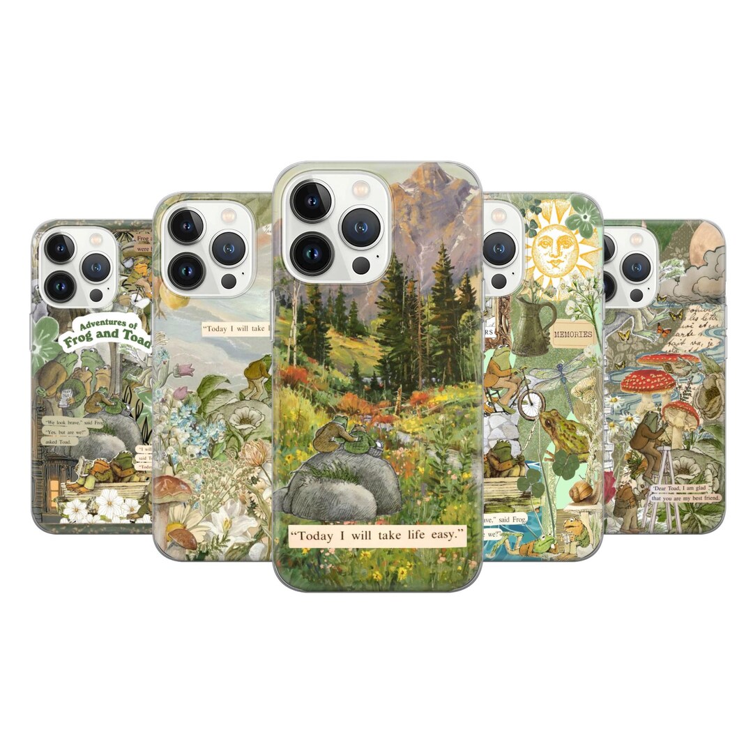 Frog and Toad Phone Case - Green Aesthetic Cover Forfor iPhone 17 Pro ...