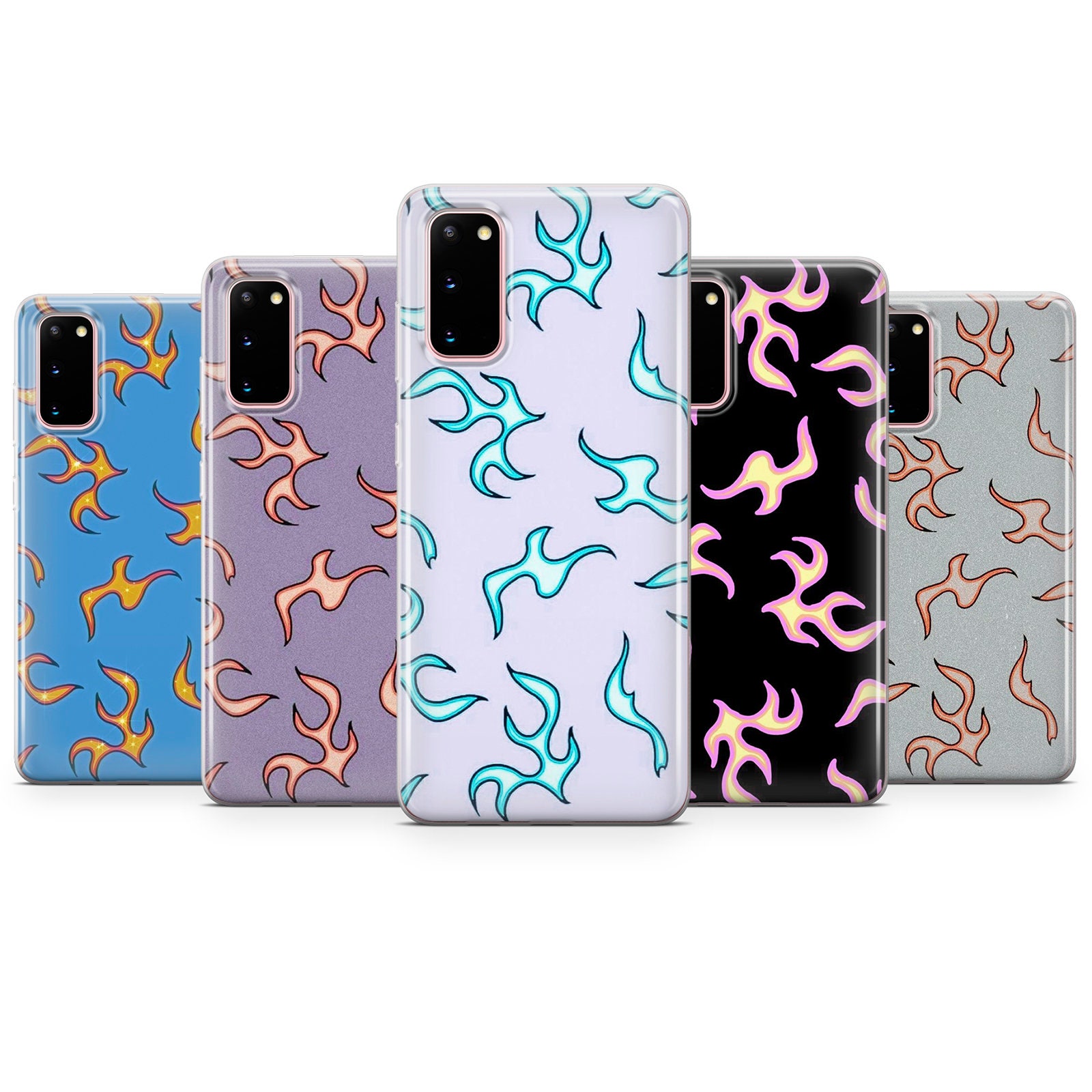 Fire Flame Phone Case Indie Y2K Cover Fit for Iphone 13 12 - Etsy Canada