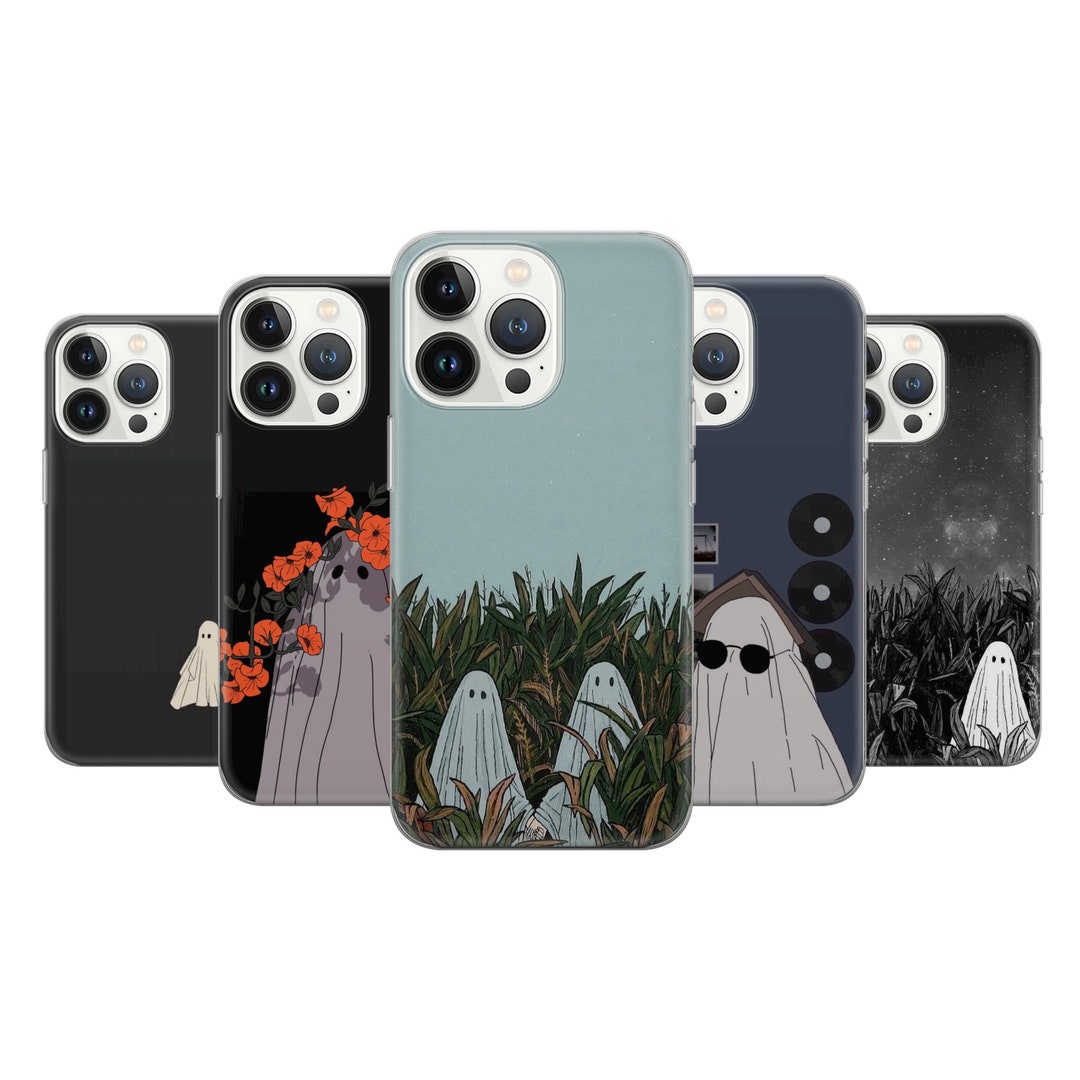 Ghost Phone Case Spooky Halloween Cover for iPhone 17 Pro Max, 16e, 15 ...