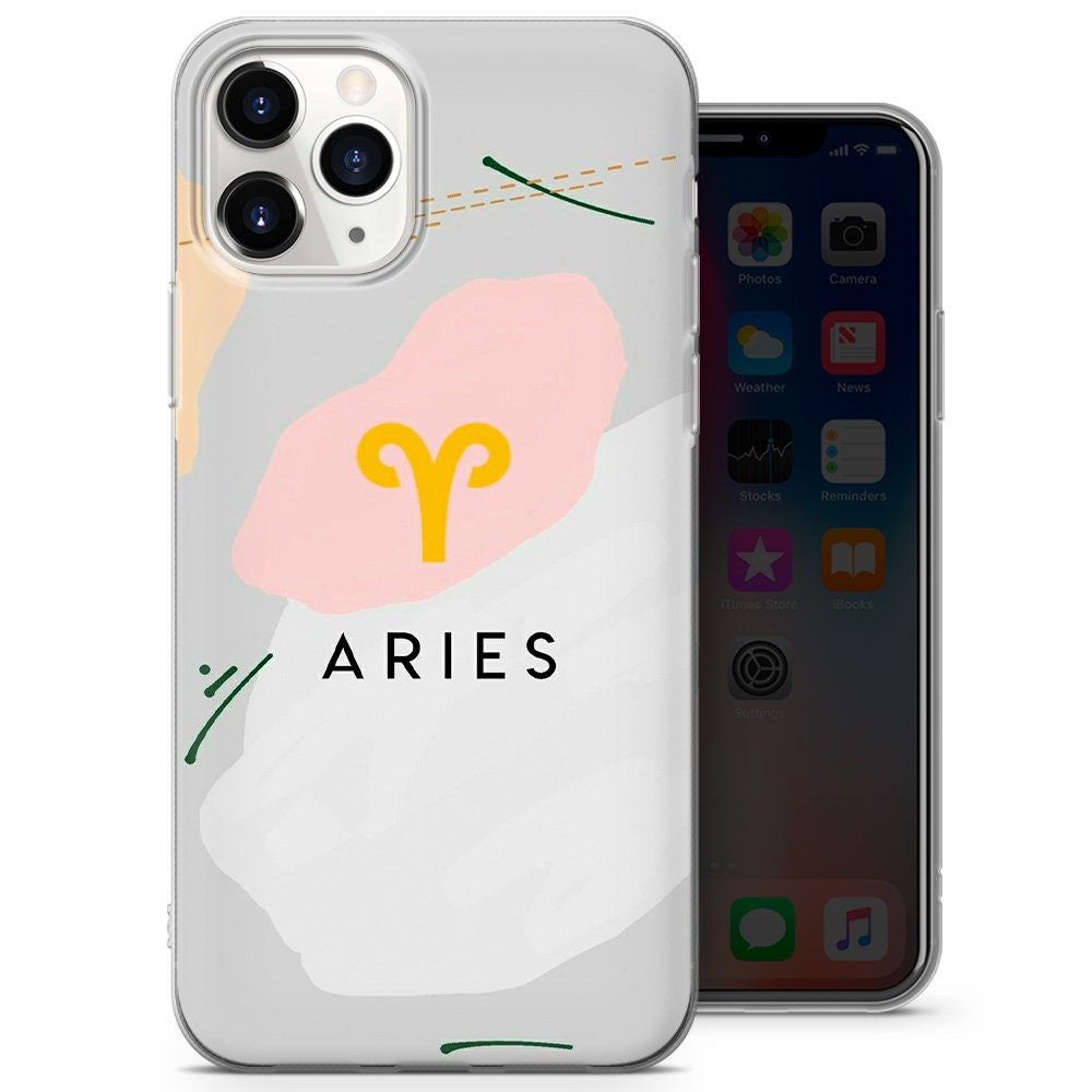 Aries Phone Case Horoscope Cover fit for iPhone 12 7 X XR | Etsy
