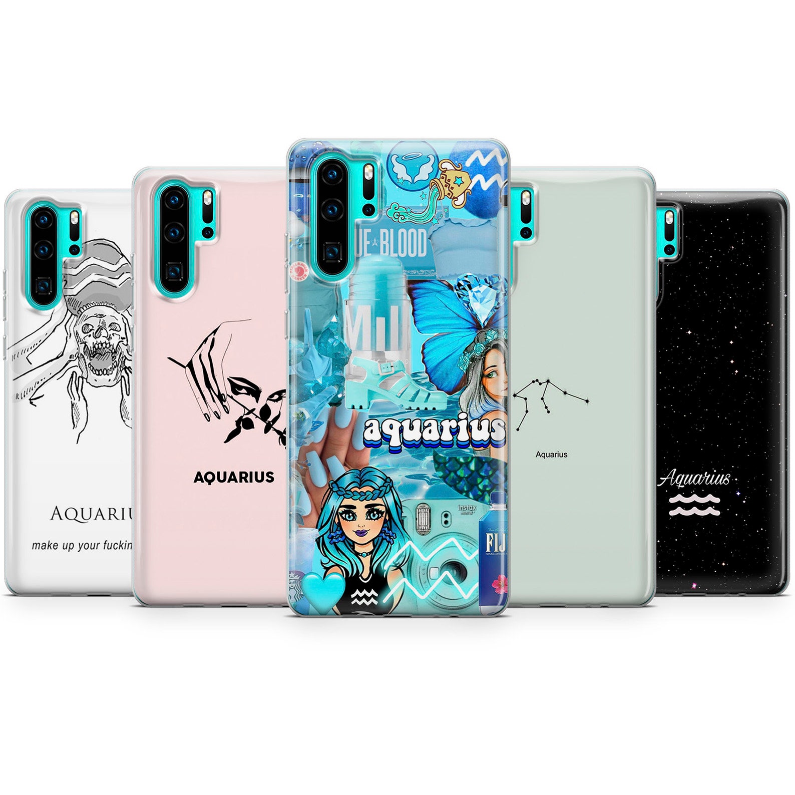 Aquarius Phone Case Horoscope Cover Fit for Iphone 12 7 X - Etsy Ireland