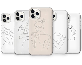 Line Art Iphone Case | Etsy