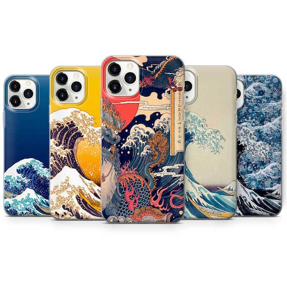 Japanese Wave Phone Case Kanagawa Art Cover Fit for Iphone 13 - Etsy