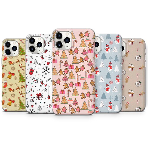Christmas Phone Case X-mas Cover for Iphone 7 8 XS XR 11 - Etsy