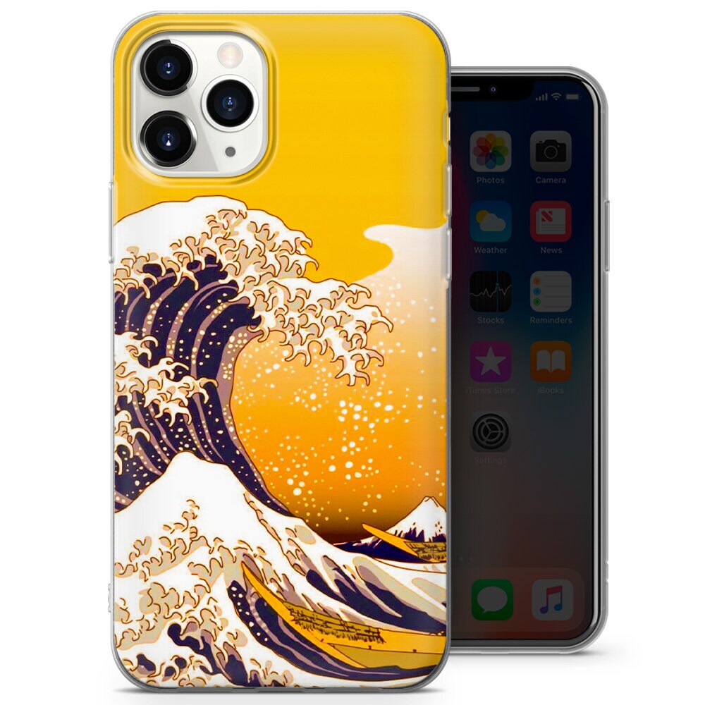 Japanese Wave Phone Case Kanagawa Art Cover Fit for Iphone 13 | Etsy