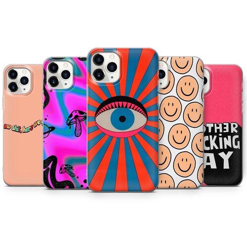 Trippy Psychedelic Phone Case Hippie Cover Fit for Iphone 13 - Etsy