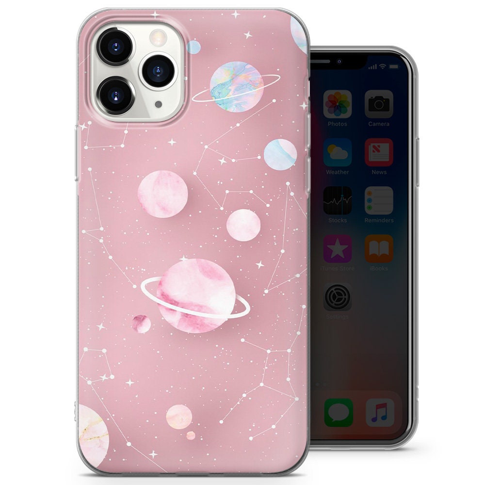 Moon Planets Phone Case Space Cover Fit for Iphone 12 7 X | Etsy