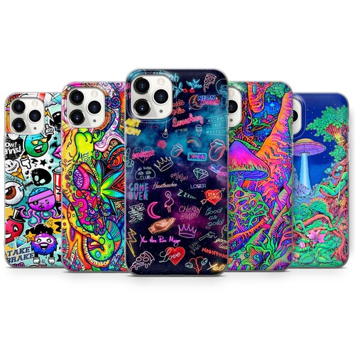 Psychedelic Trippy Phone Case Visuals Colours for Iphone 14 - Etsy UK