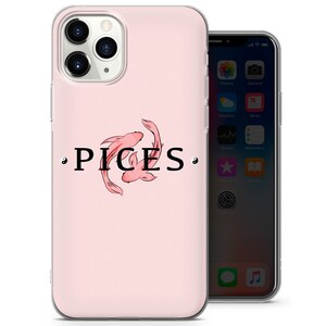 Pisces Phone Case Horoscope Cover Fit for iPhone 16 15 14 13 12 11 Pro ...
