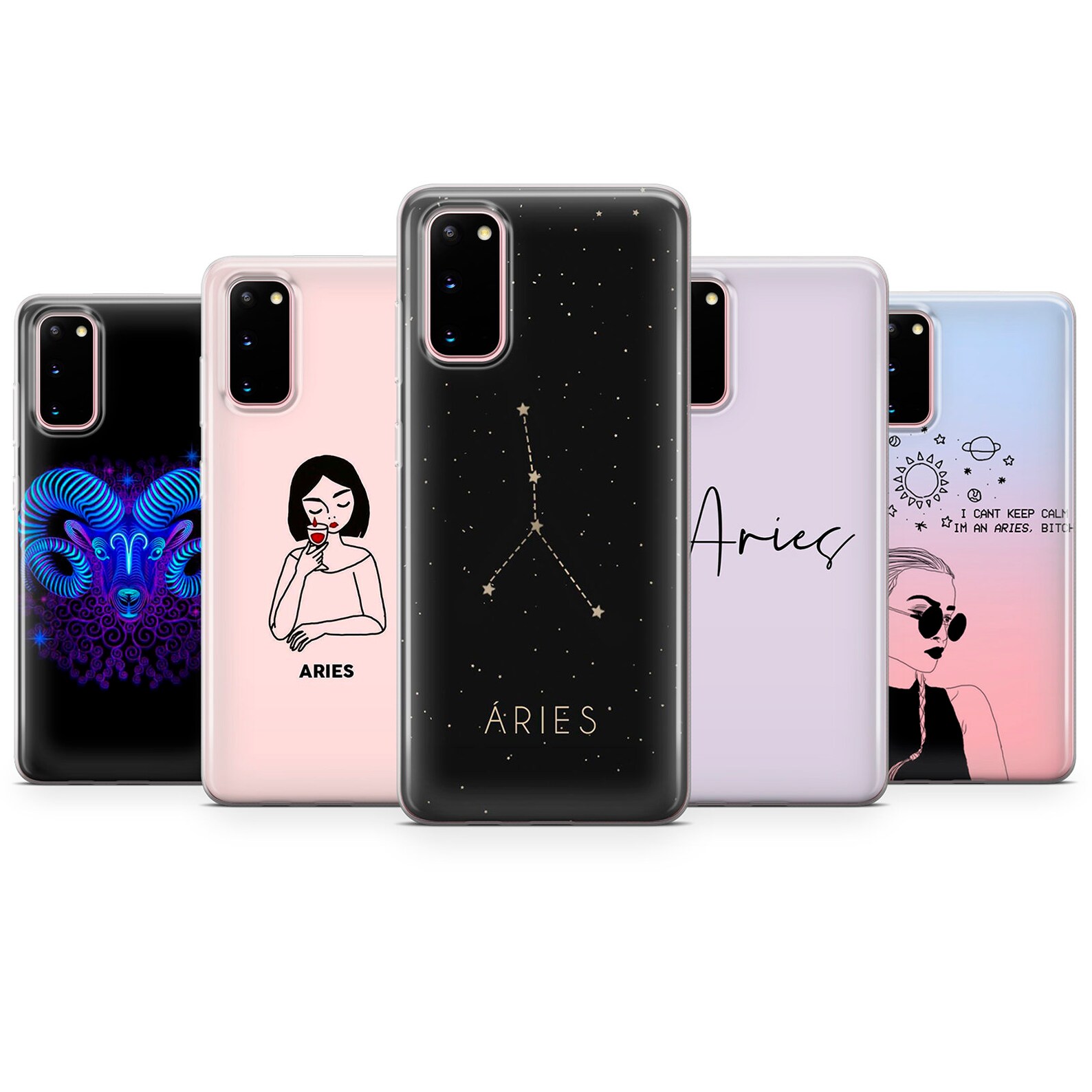 Aries Phone Case Horoscope Cover fit for iPhone 12 7 X XR | Etsy