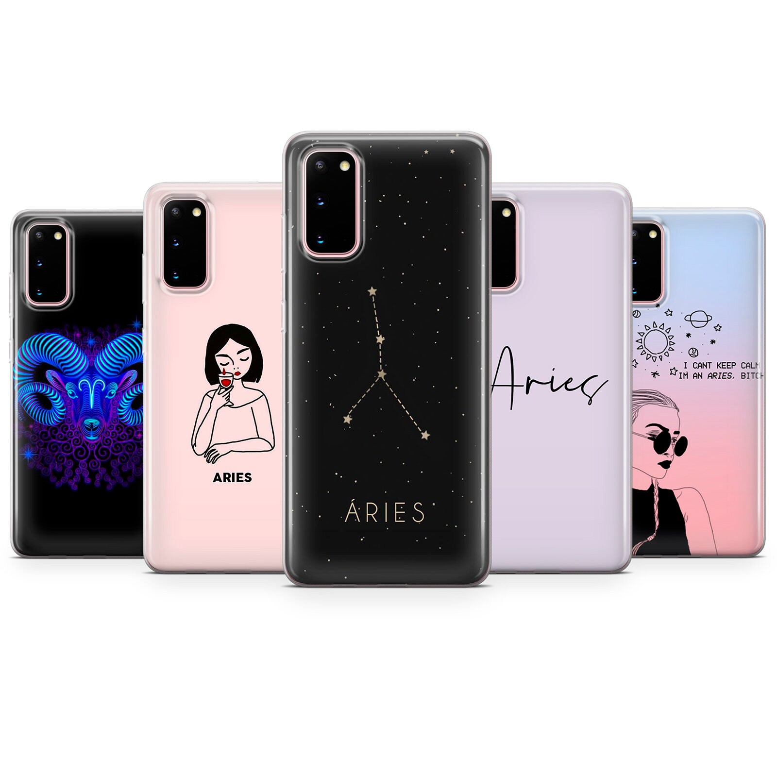 Aries Phone Case Horoscope Cover fit for iPhone 12 7 X XR | Etsy