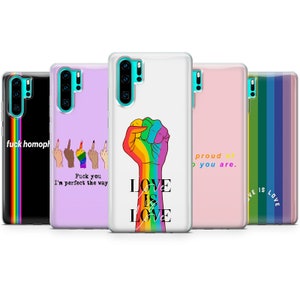 LGBT Pride Phone Case Love is Love Cover Fit for iPhone 16 15 14 13 12 ...