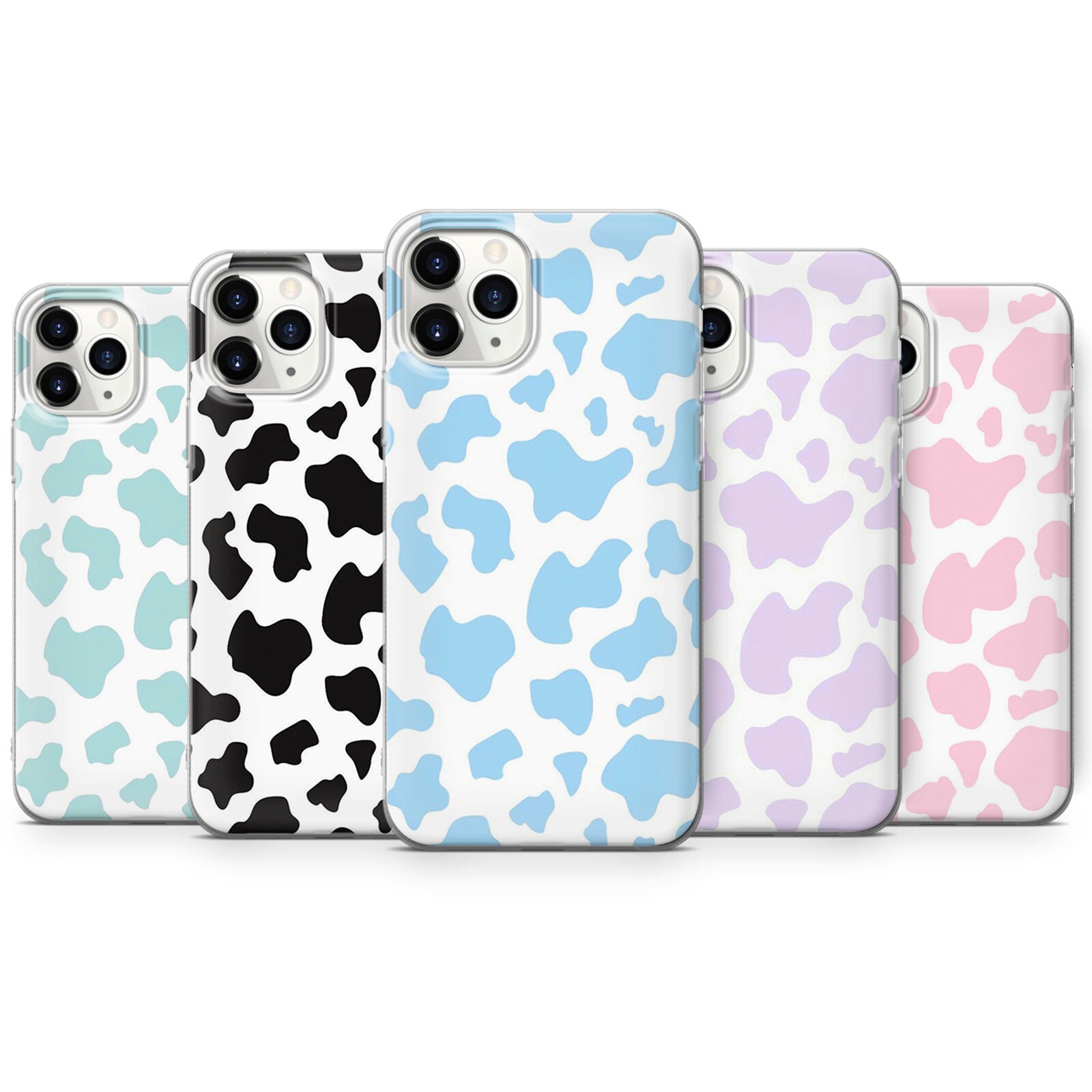 Cow Print Phone Case Animal Print Cover fit for iPhone 12 7 | Etsy