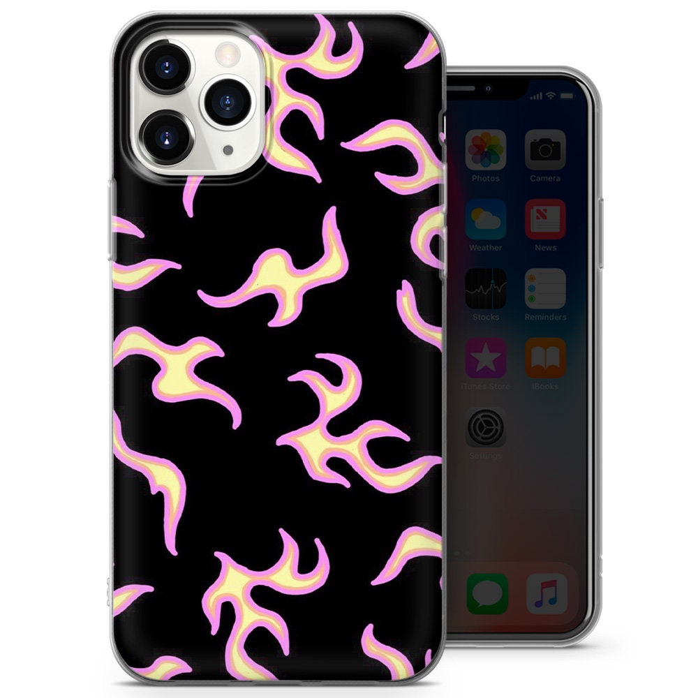 Fire Flame Phone Case Indie Y2K Cover Fit for Iphone 13 12 - Etsy Canada