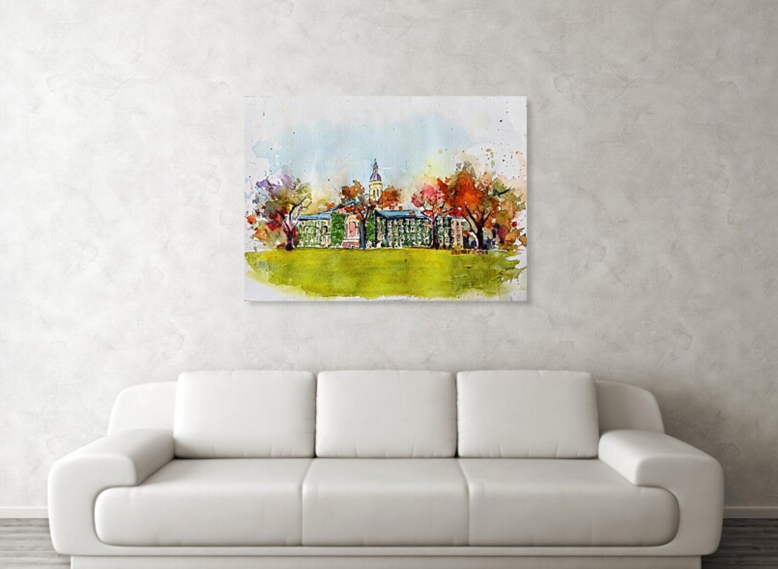 Princeton University Watercolor Print and Note Cards -graduation Gifts ...