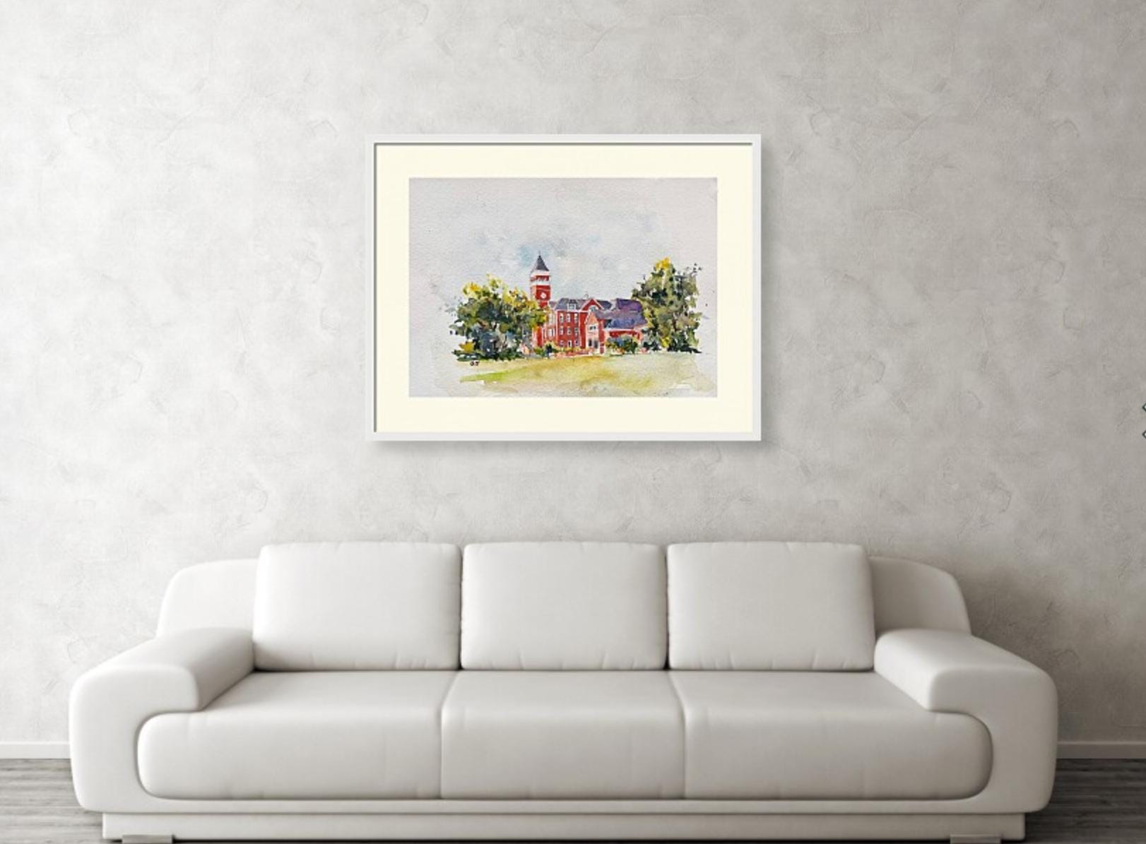 Clemson University Watercolor Print -graduation Gifts/ Clemson Notecard ...