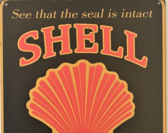 Shell Oil Vintage Sign - Etsy